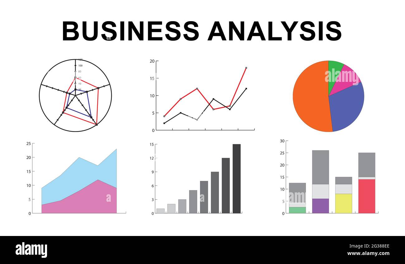 Illustration of a business analysis concept Stock Photo - Alamy