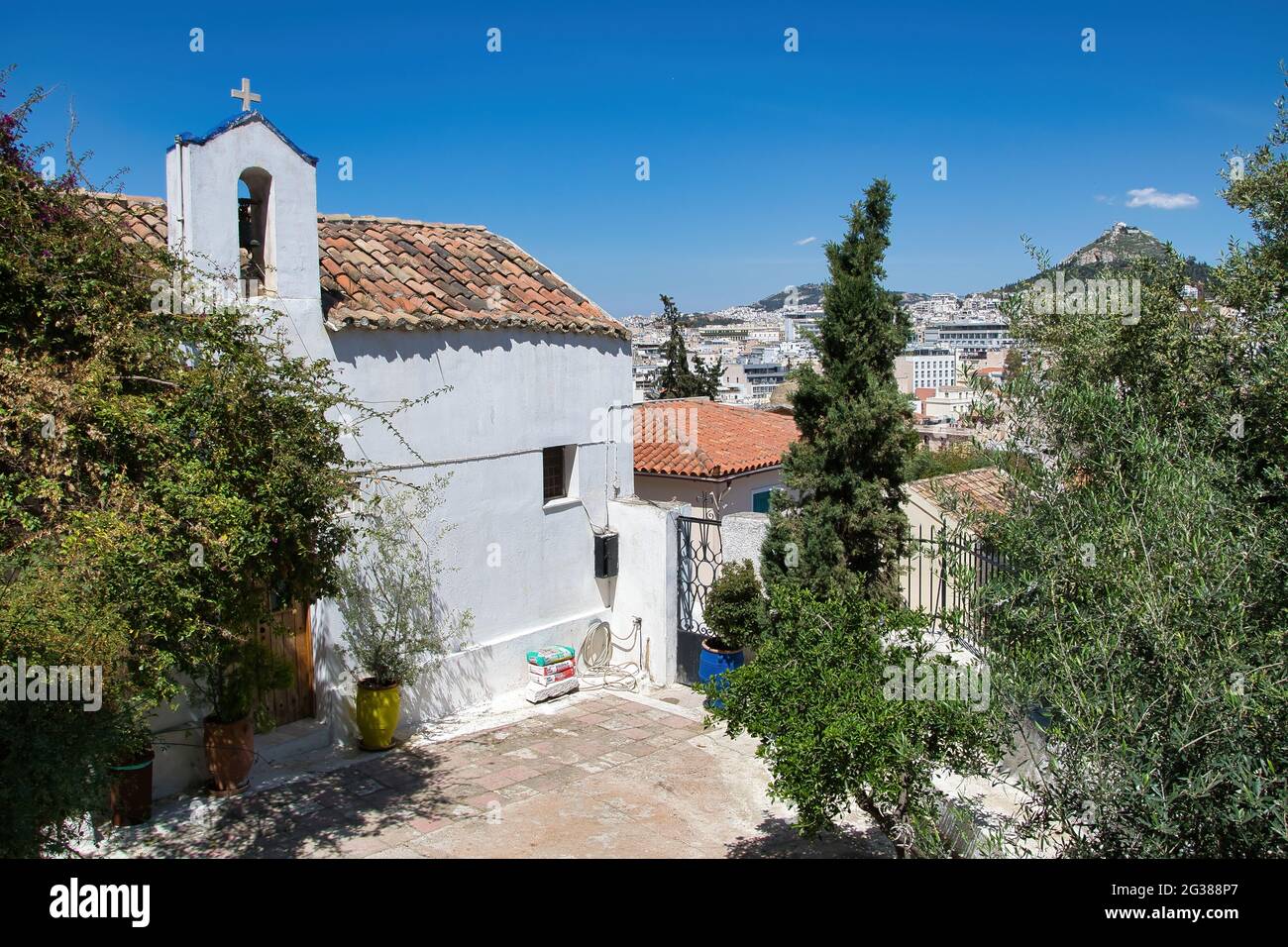 Anafiotika district, below the Acropolis, street photography, Athens ...