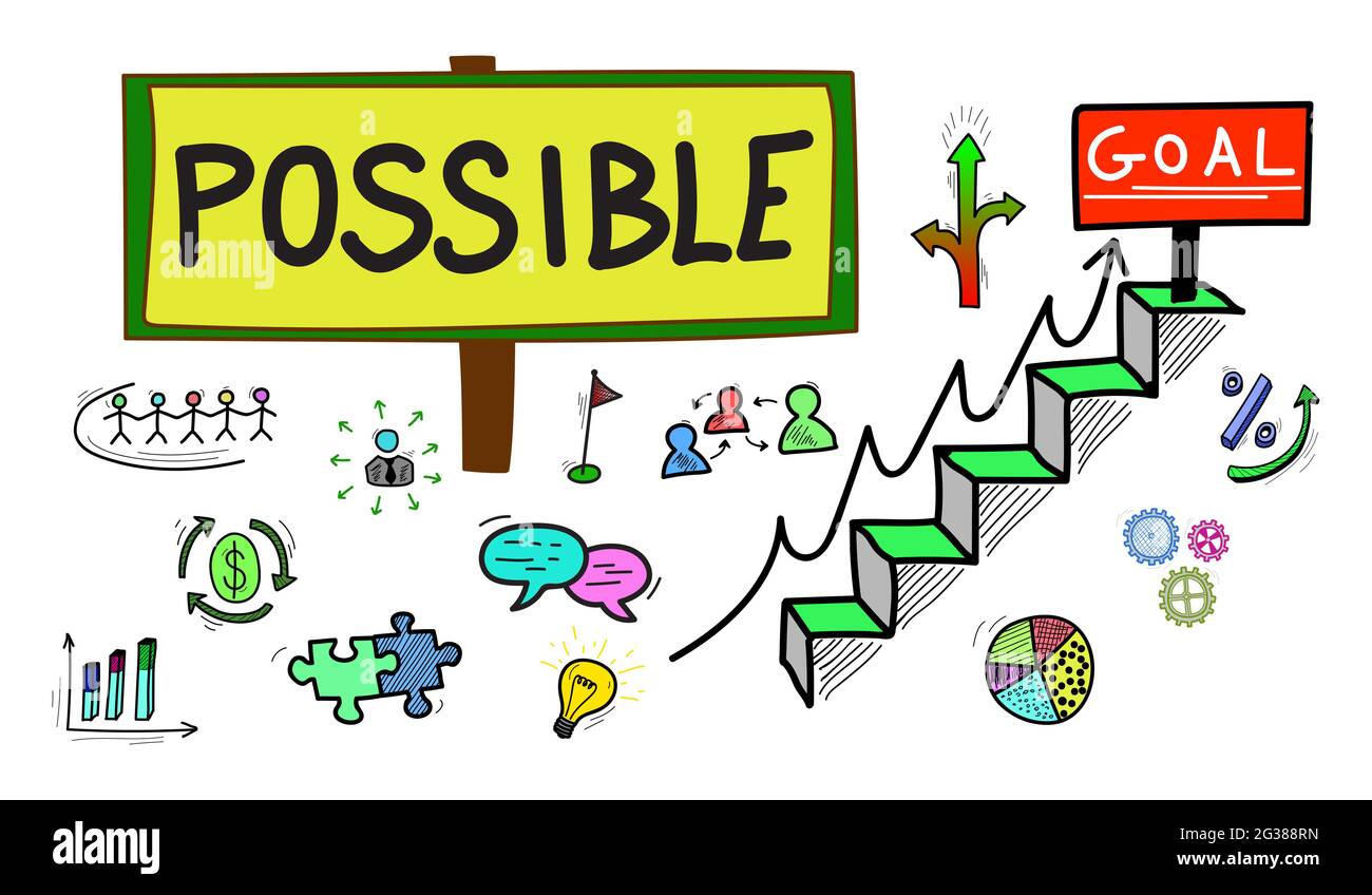 Illustration of a challenge concept Stock Photo - Alamy