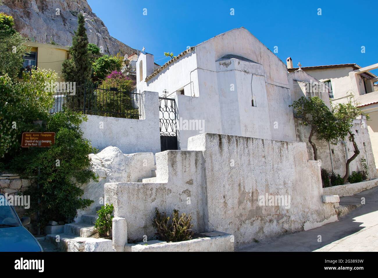 Anafiotika district, below the Acropolis, street photography, Athens ...