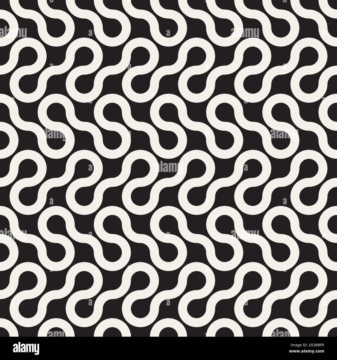 Vector seamless pattern. Modern stylish abstract texture. Repeating ...