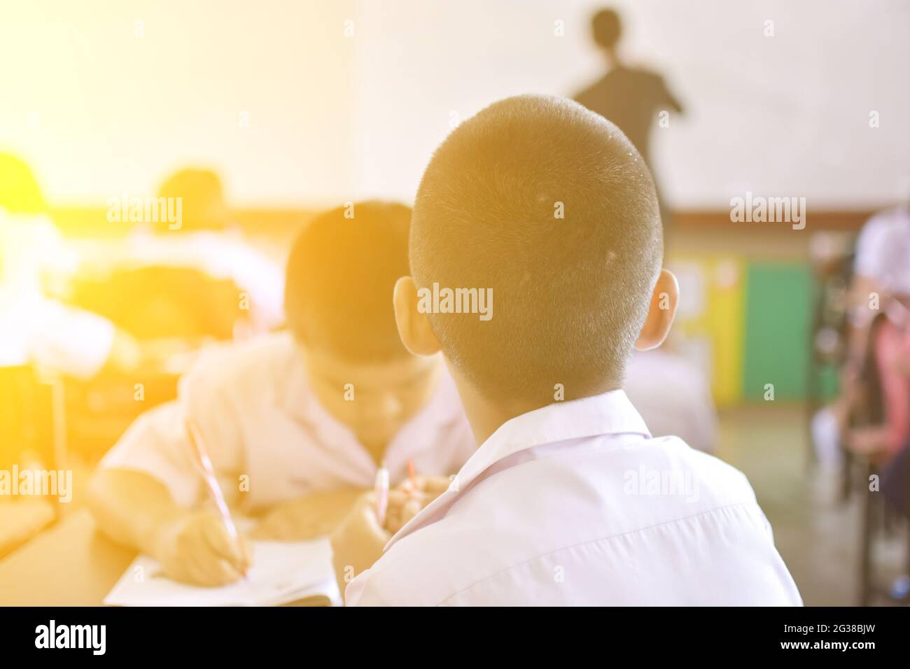 Student Asian child in the classroom in Thailand Stock Photo - Alamy
