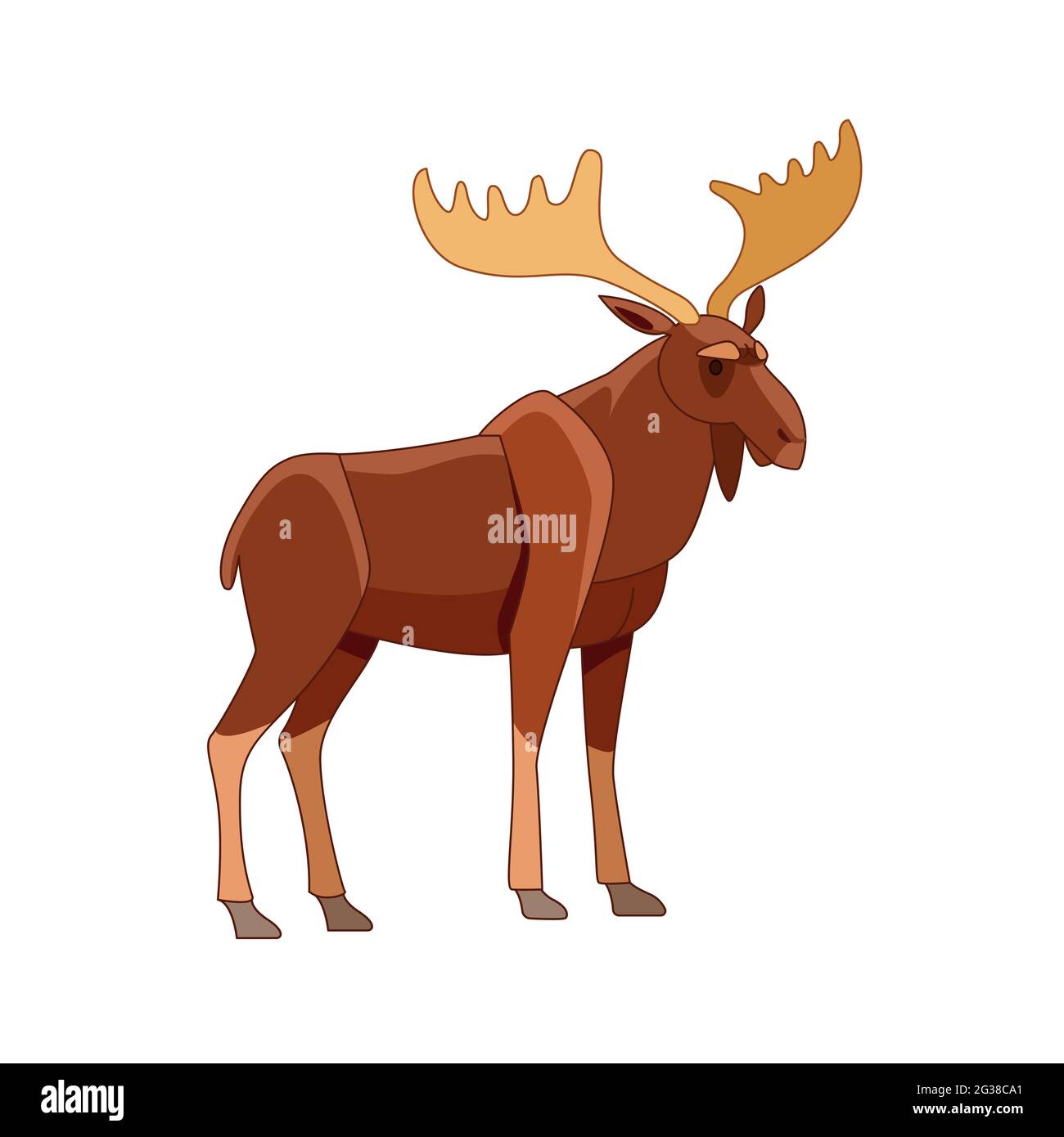Male deer in colorado Cut Out Stock Images & Pictures - Alamy