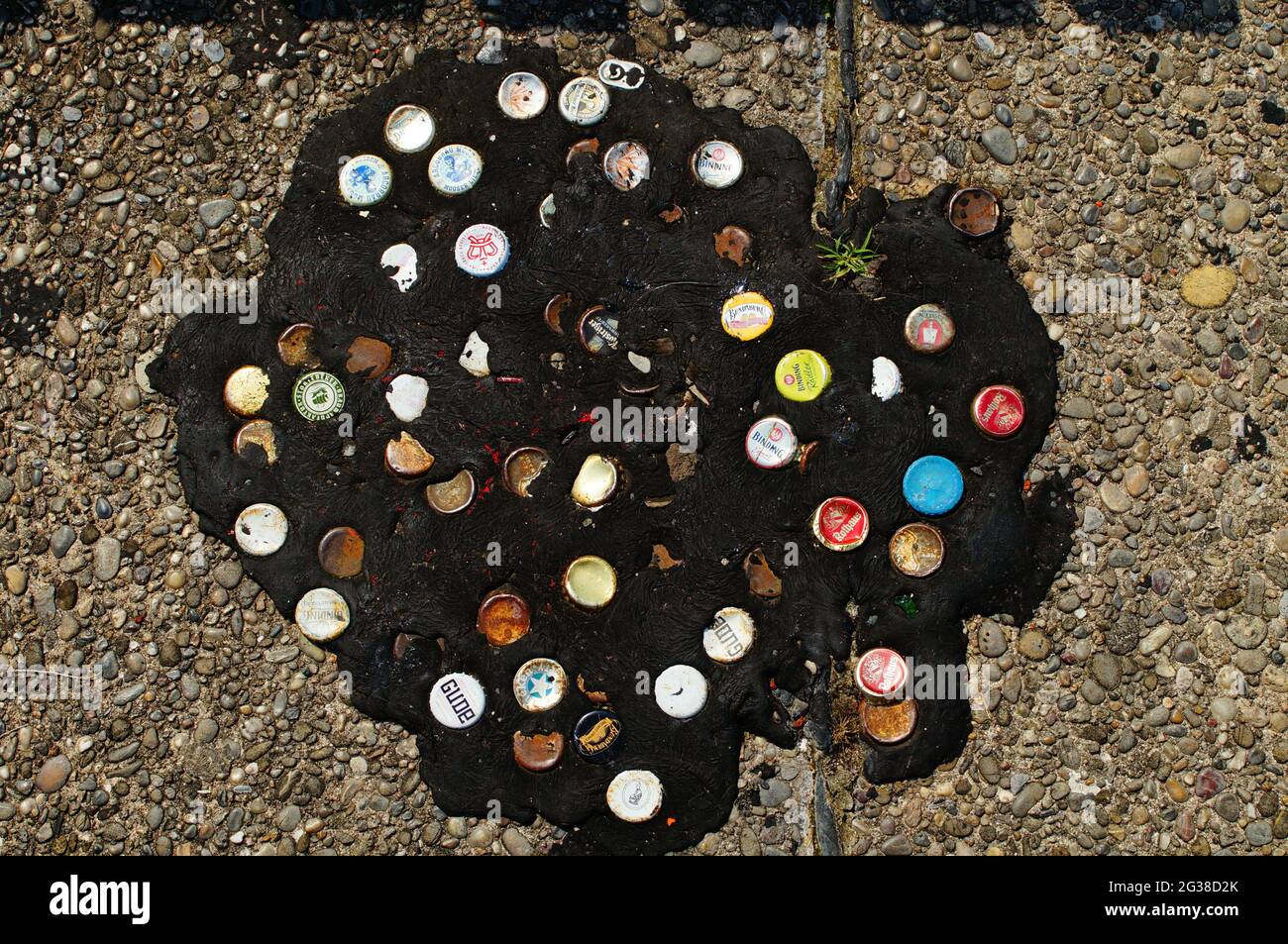 FRANKFURT, GERMANY - Jun 10, 2021: The campus administration fills a ...
