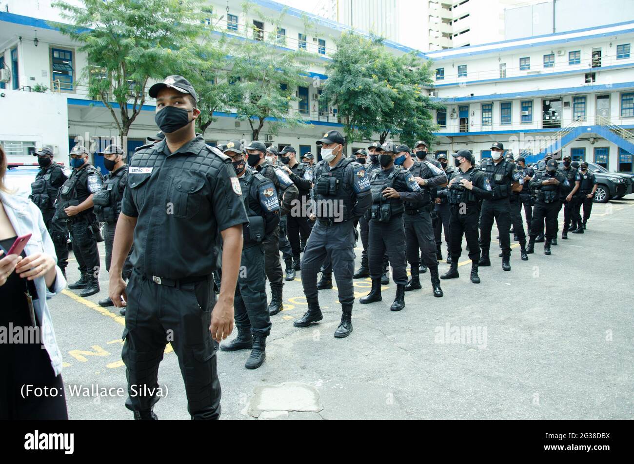 Rio De Janeiro, Brazil. 14th June, 2021. The Military Police of the ...