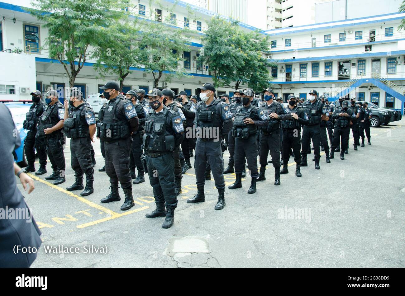 Rio De Janeiro, Brazil. 14th June, 2021. The Military Police of the ...