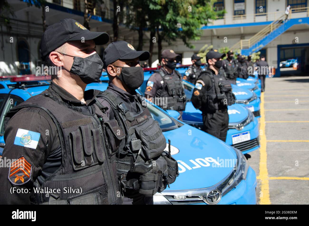 Rio De Janeiro, Brazil. 14th June, 2021. The Military Police of the ...