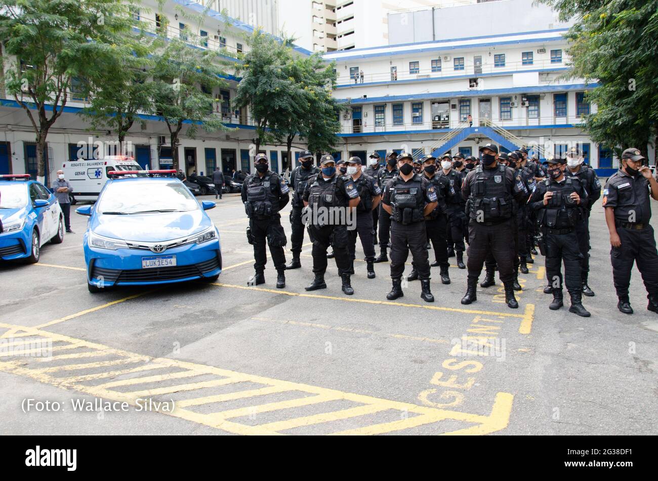 Rio De Janeiro, Brazil. 14th June, 2021. The Military Police of the ...
