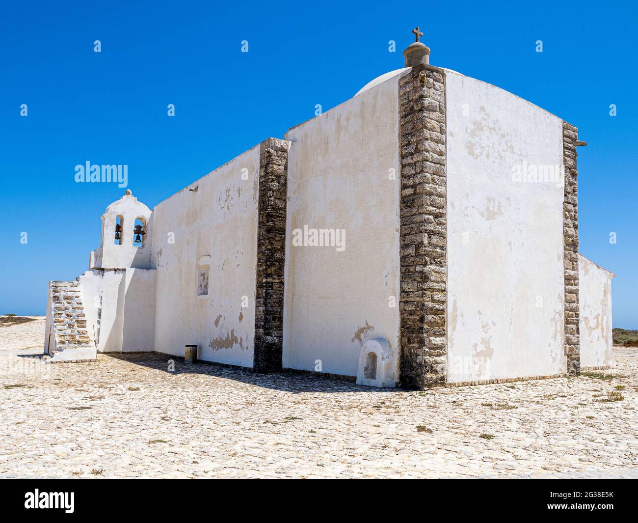The fort of Henry the Navigator in Sagres in the Algarve region of ...