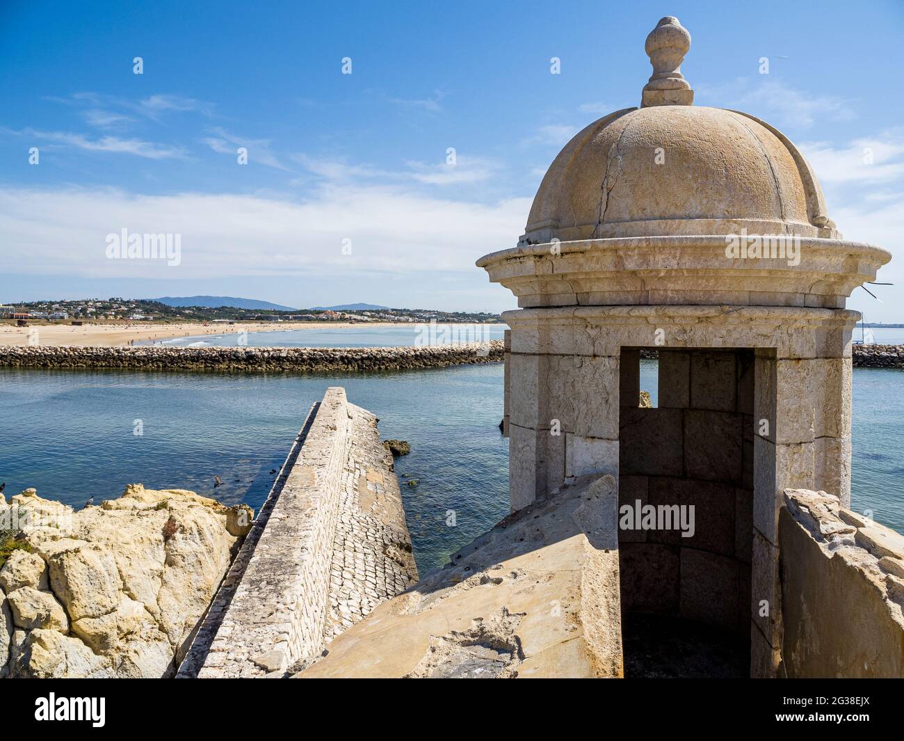 The old fort on the seafront in Lagos, Portugal Stock Photo - Alamy