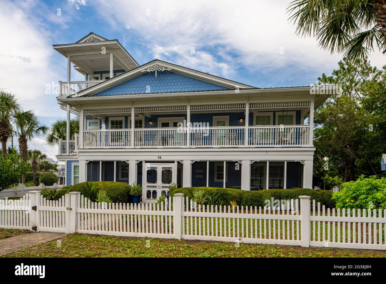 Seaside, FL, USA - June 12, 2021: Seaside Florida real estate used for ...