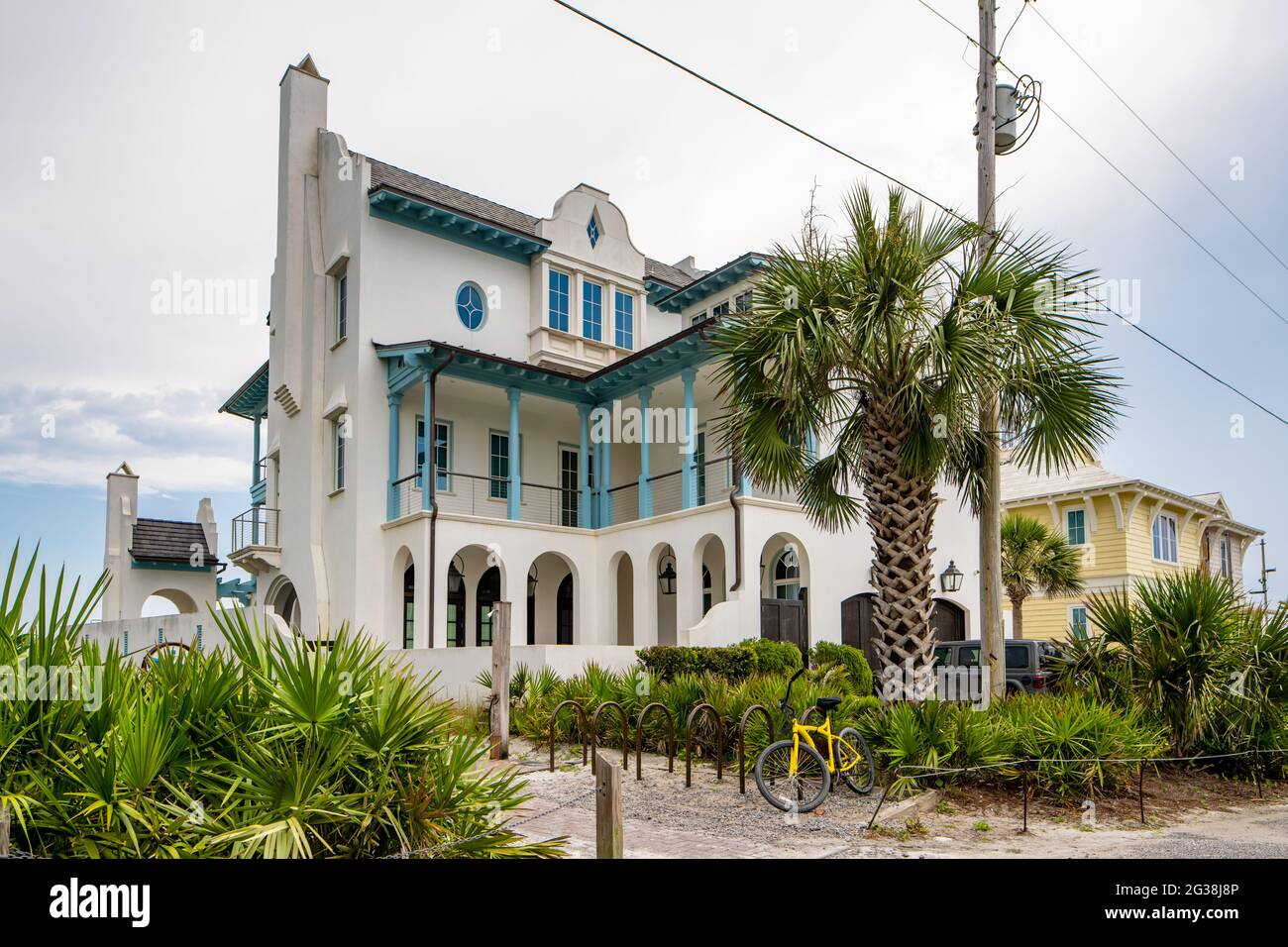 Seaside, FL, USA - June 12, 2021: Seaside Florida real estate used for ...