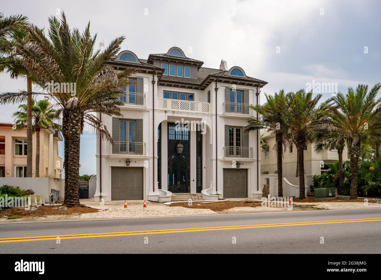 Seaside, FL, USA - June 12, 2021: Seaside Florida real estate used for ...