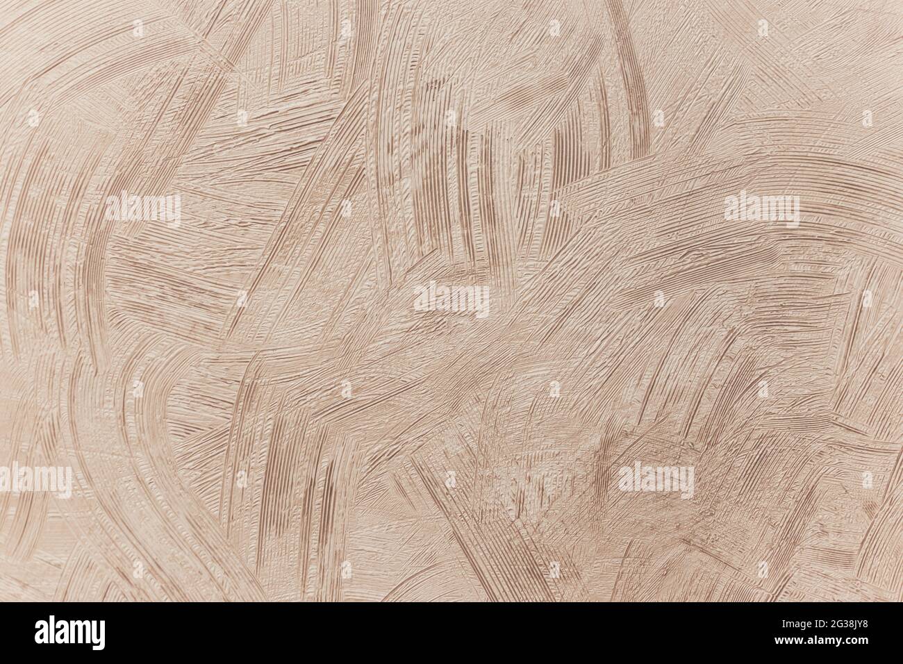 Decorative plaster effect on wall made with brush Stock Photo - Alamy