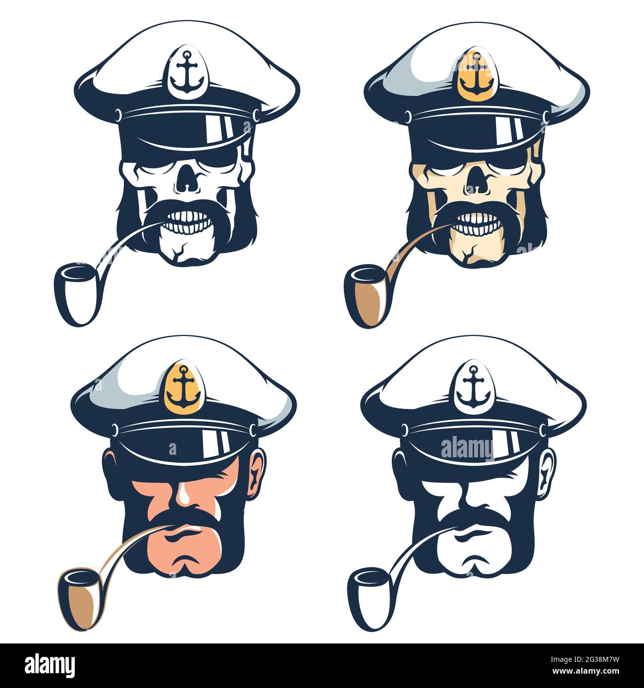Ship Captain Hat Clipart Cartoon