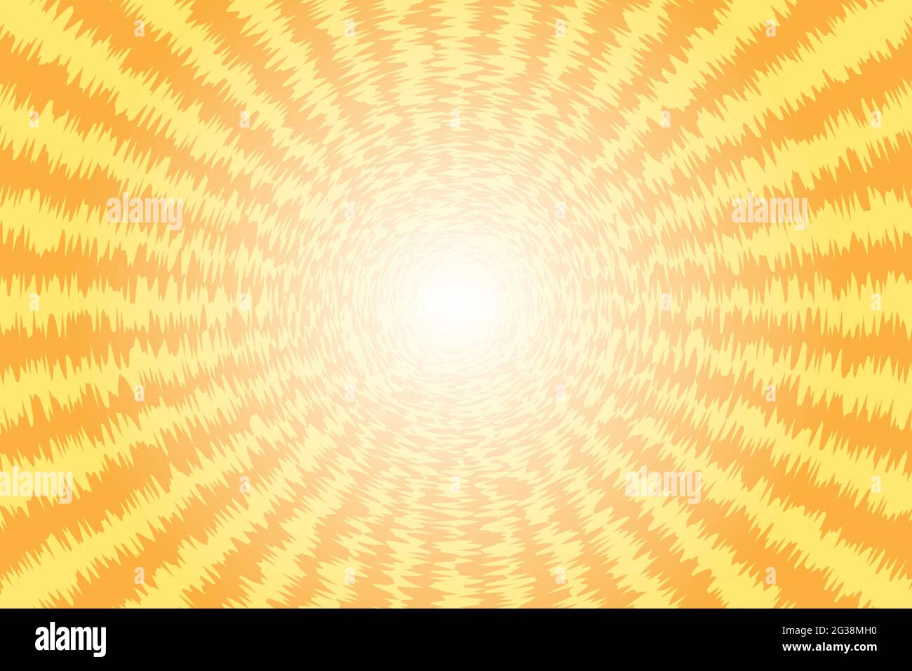 Abstract yellow background with sun ray. Summer vector illustration for ...
