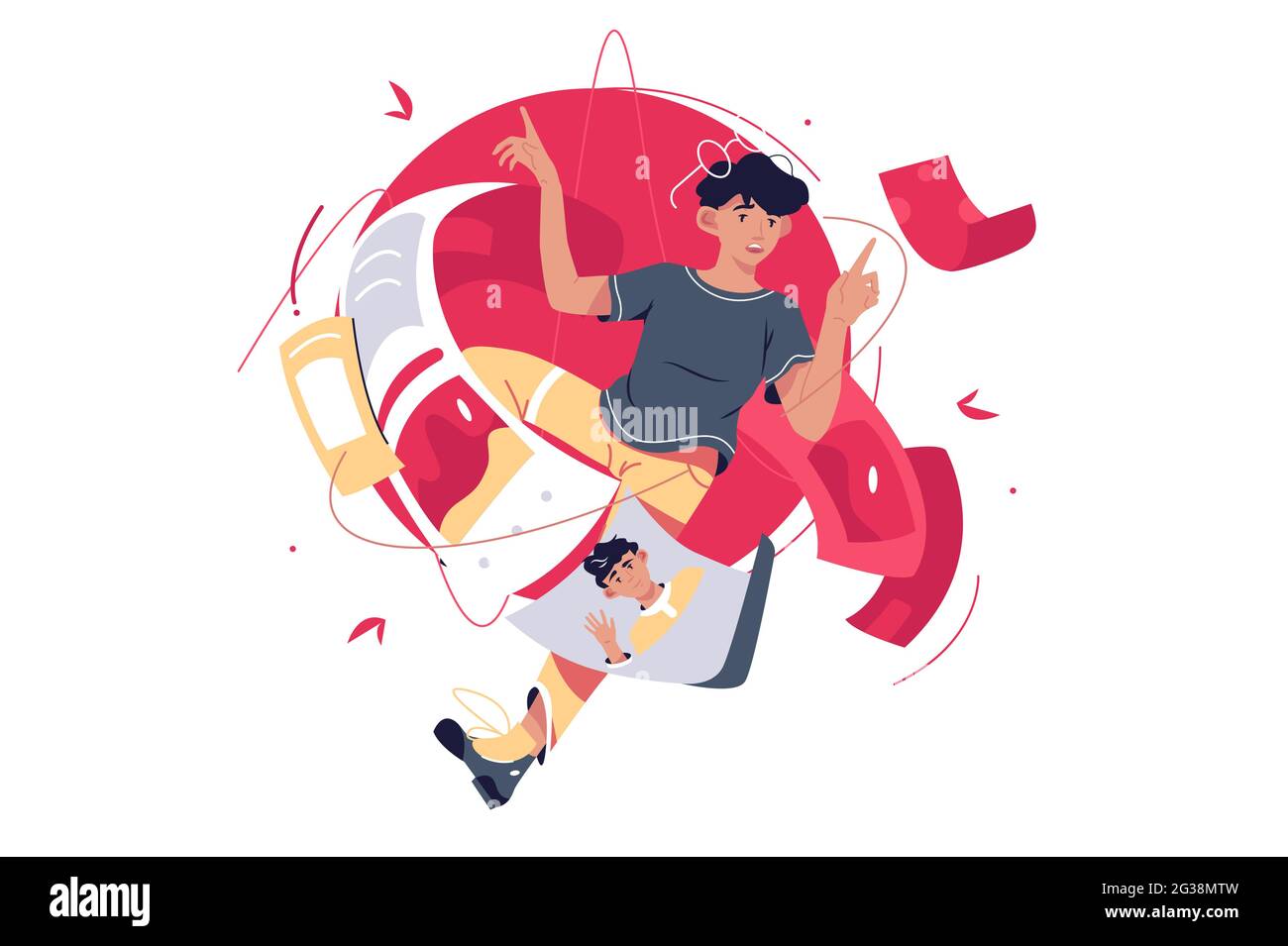 Pile composition Stock Vector Images - Alamy