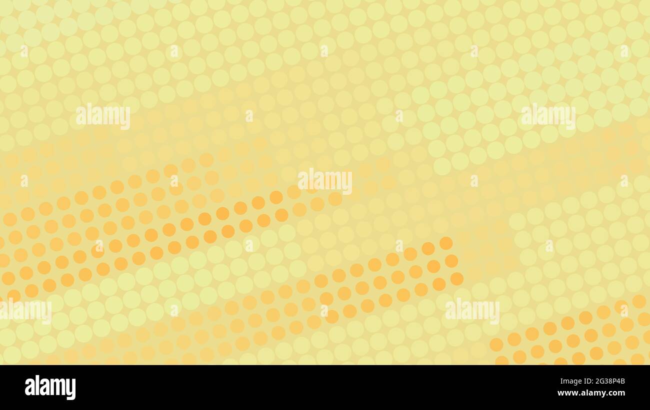 Abstract unsaturated pale yellow background with light orange dots ...