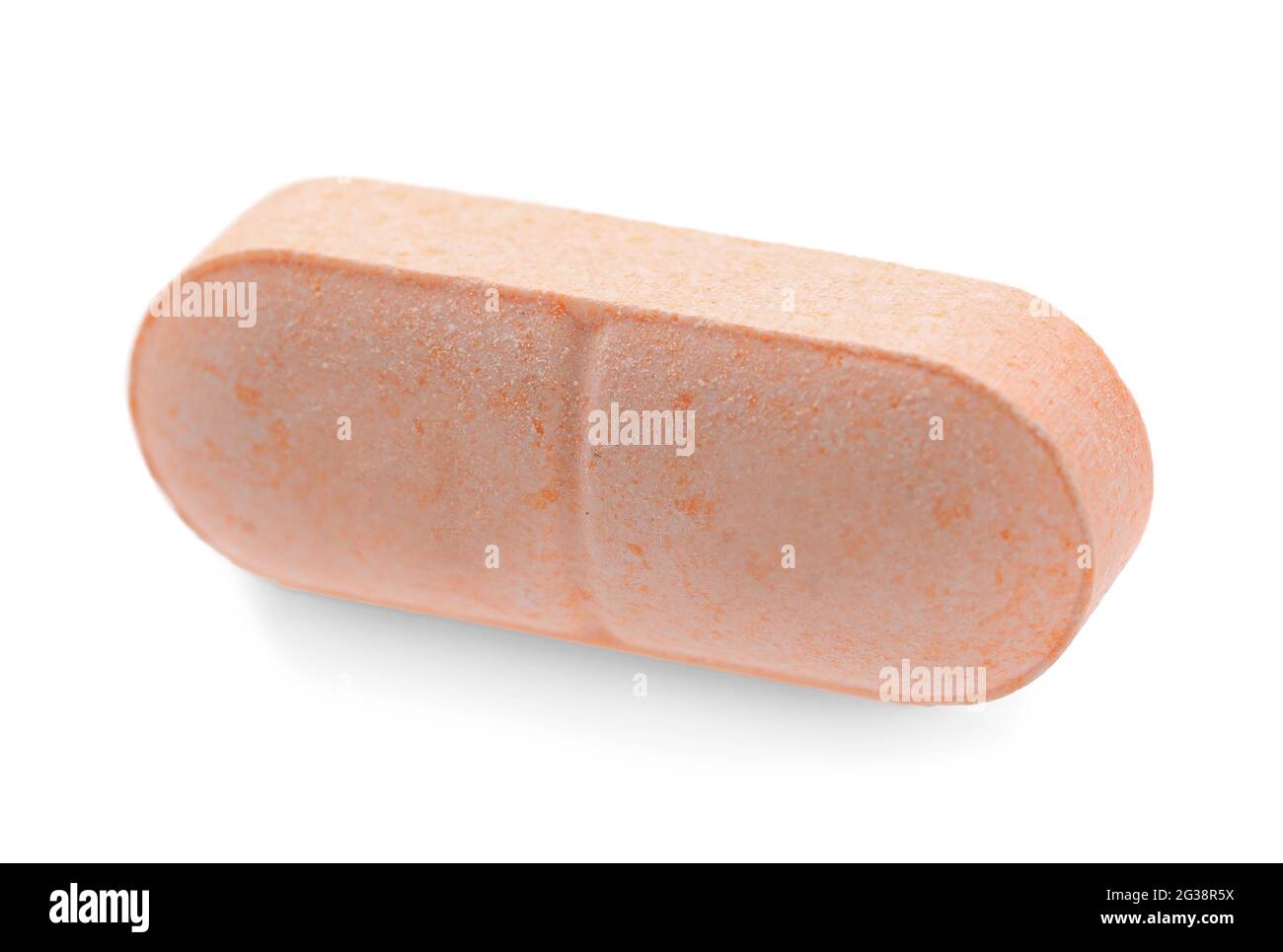 Color pill on white background Stock Photo - Alamy