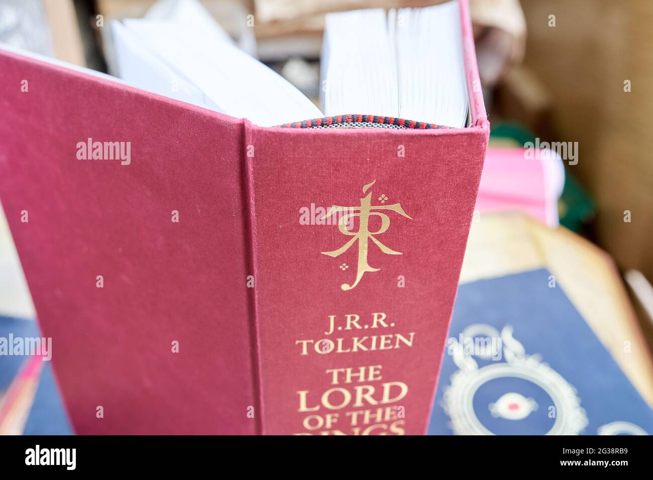 Astrakhan, Russia - 06.24.2020: The Book of The Lord of the Rings in ...