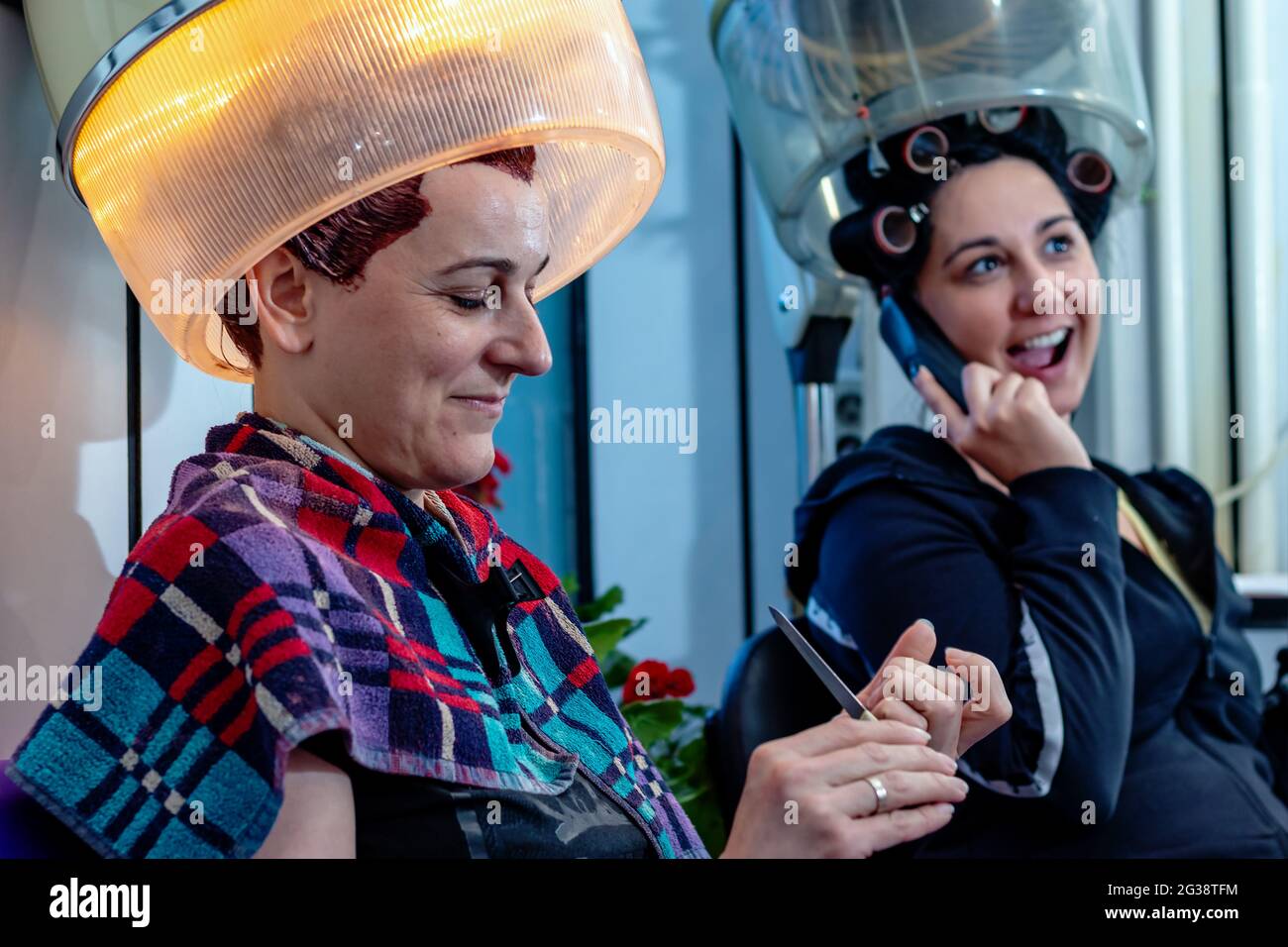 Retro Talking Hair Dressers Flashback To The Old School, That’s