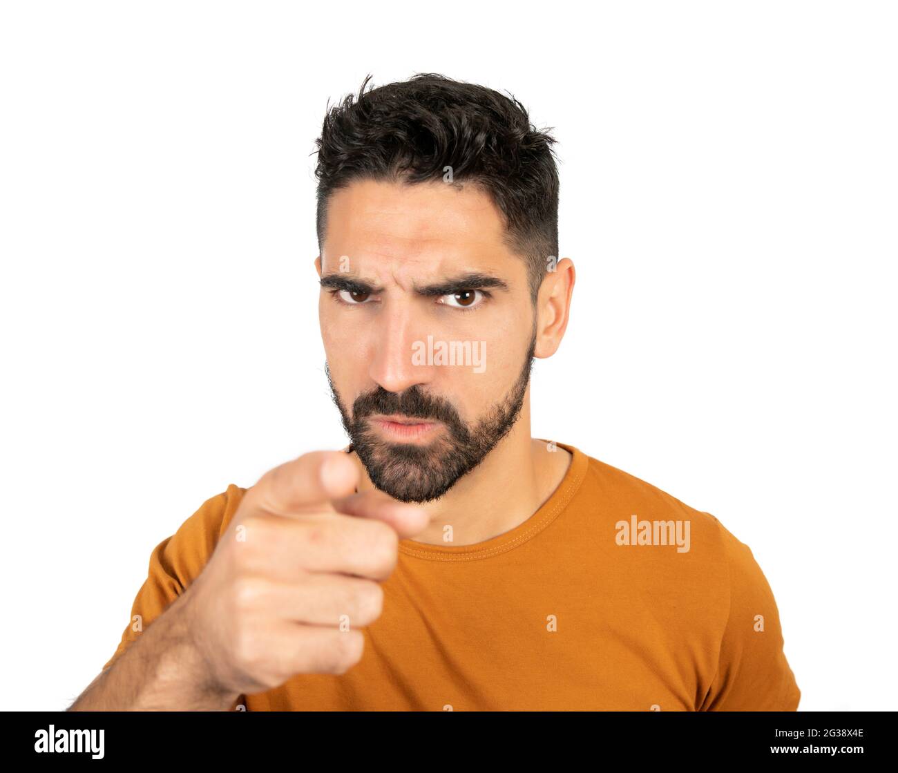 Angry man upset pointing hi-res stock photography and images - Alamy