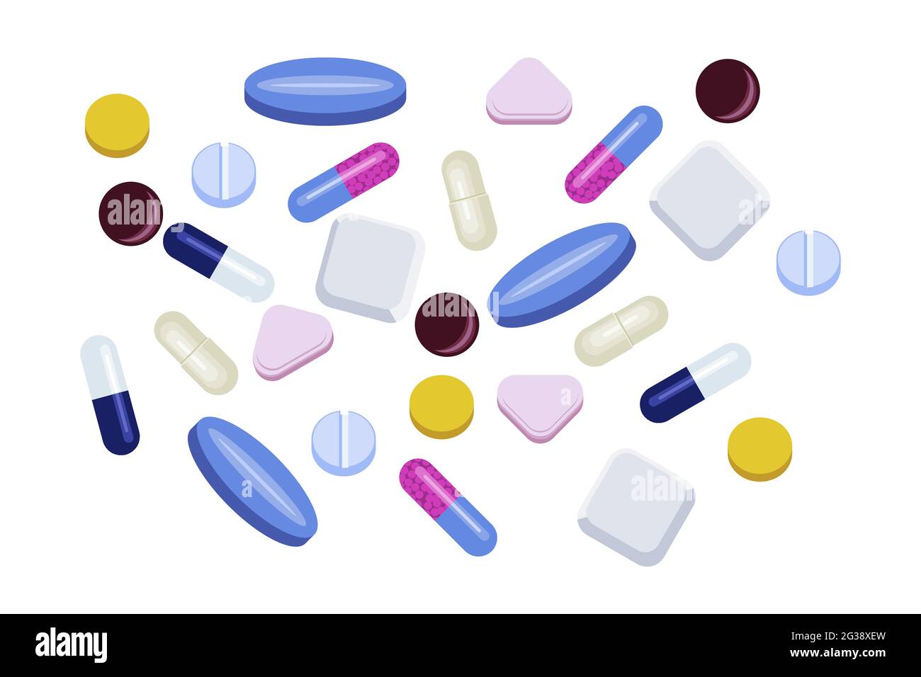 Pill lot Stock Vector Images - Alamy