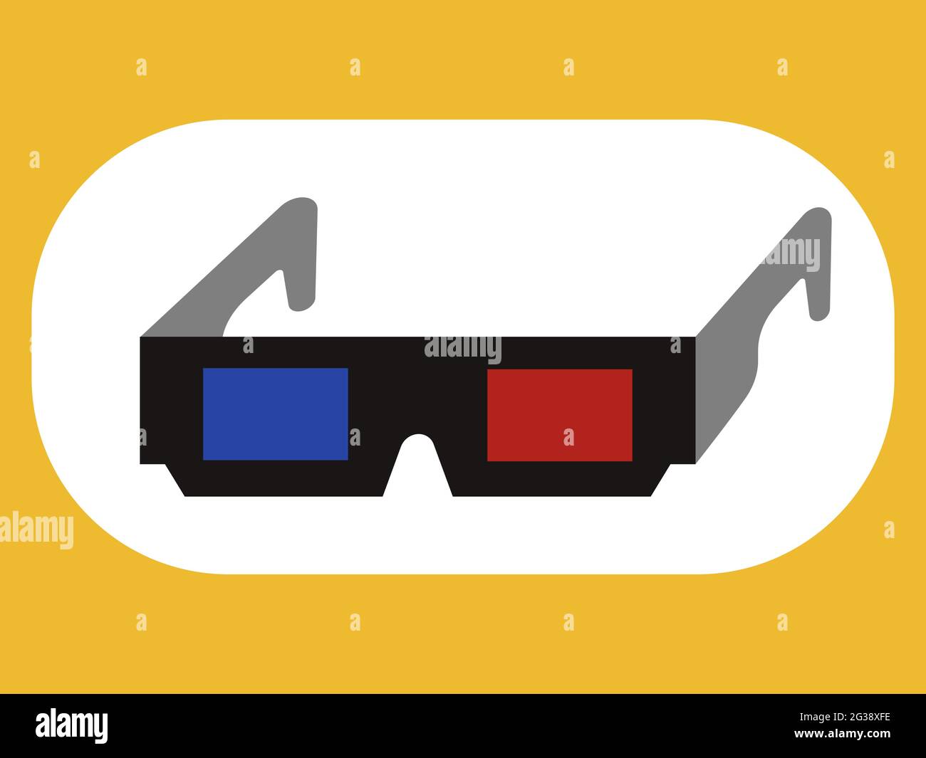 3d image red blue Stock Vector Images - Alamy