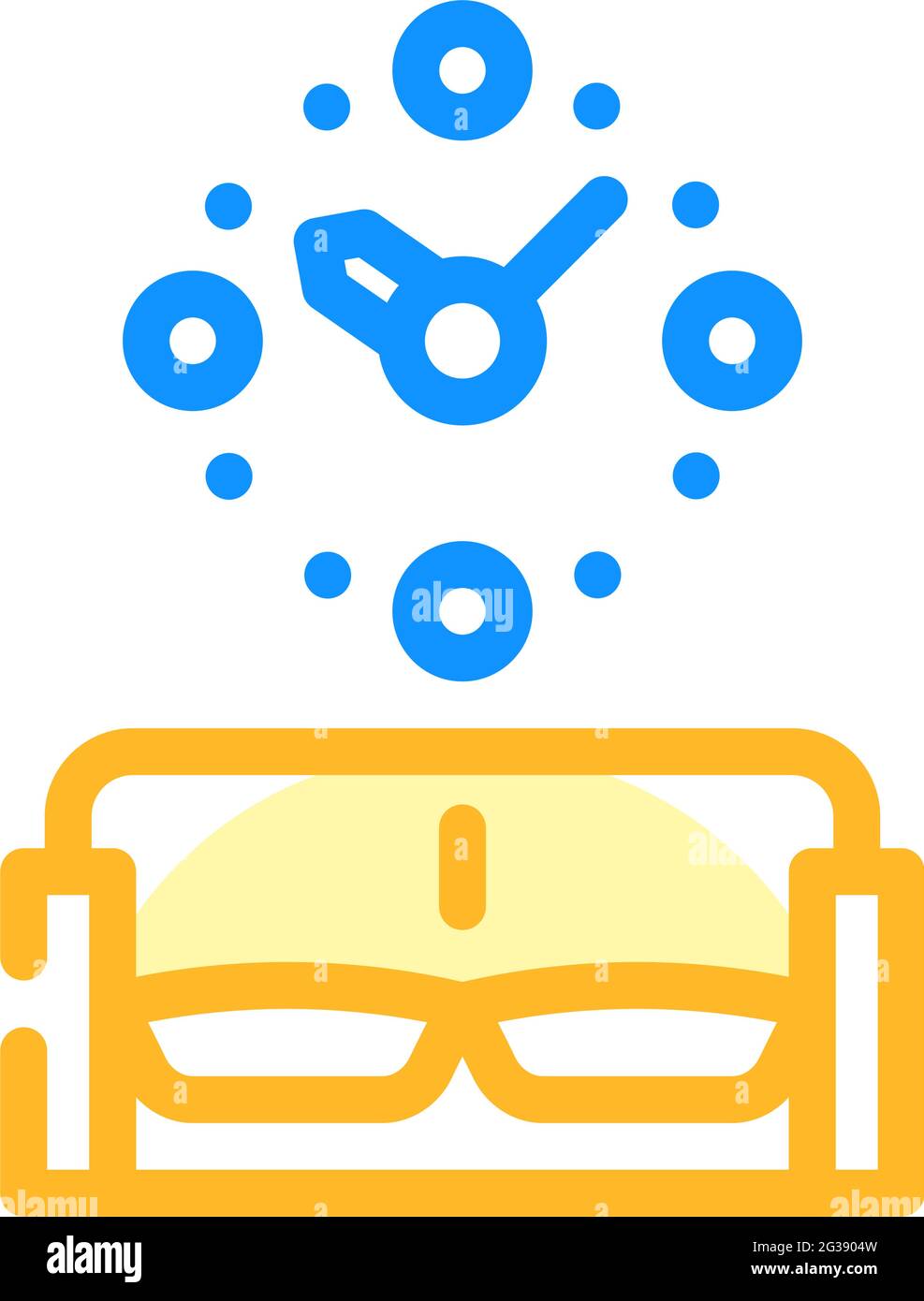 Clock plant on wooden Cut Out Stock Images & Pictures - Alamy