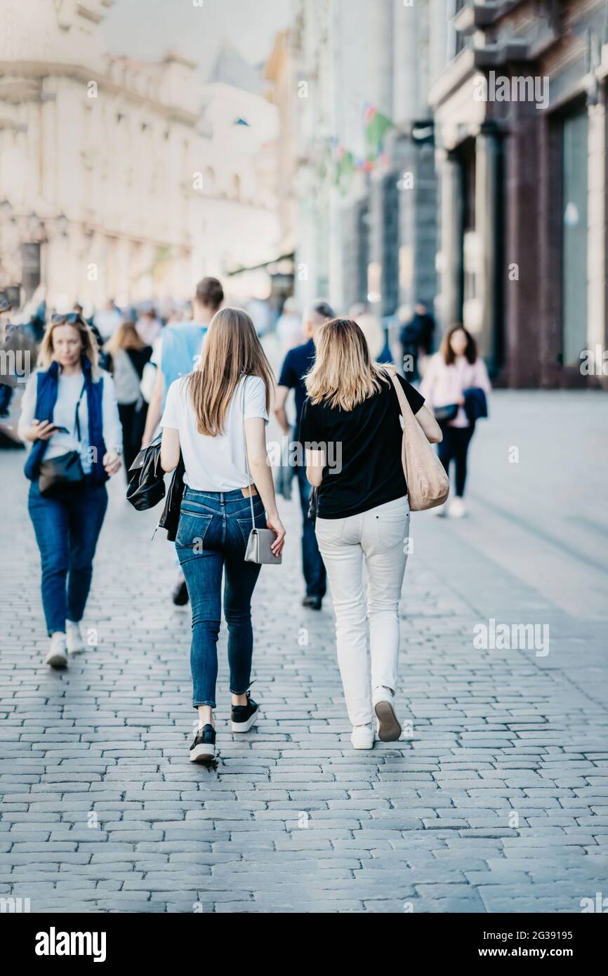 People Outside Walking