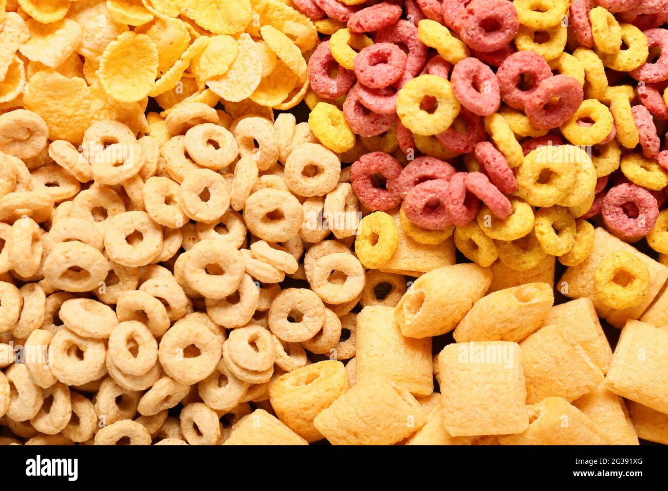 Different cereals as background, closeup Stock Photo - Alamy