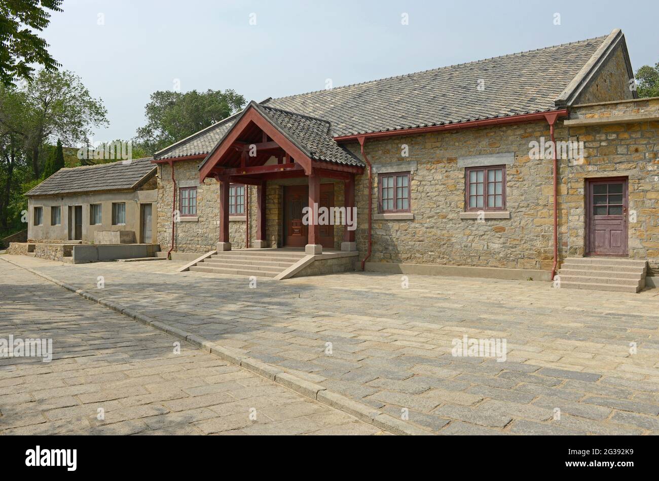 View of buildings in which British support to the Chinese Navy in the early part of the 20th ...