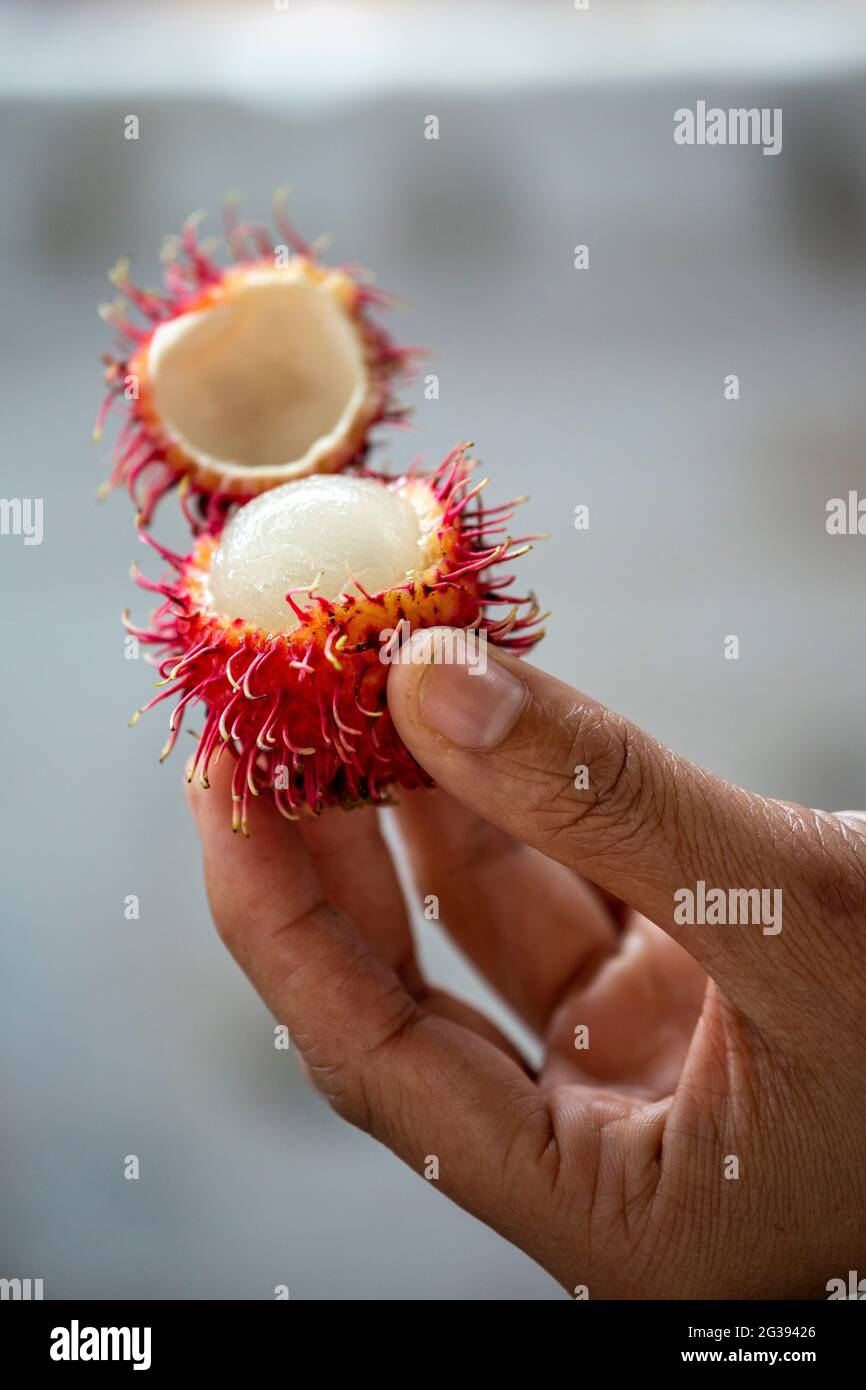 Lychee market hi-res stock photography and images - Alamy
