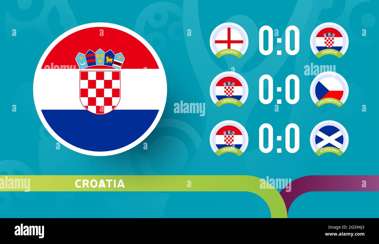 croatia national team Schedule matches in the final stage at the 2020 ...