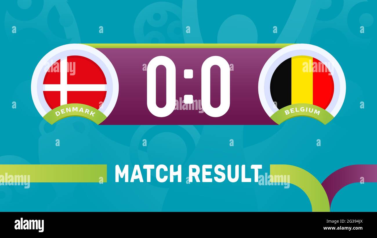 denmark vs belgium match result, European Football Championship 2020 ...