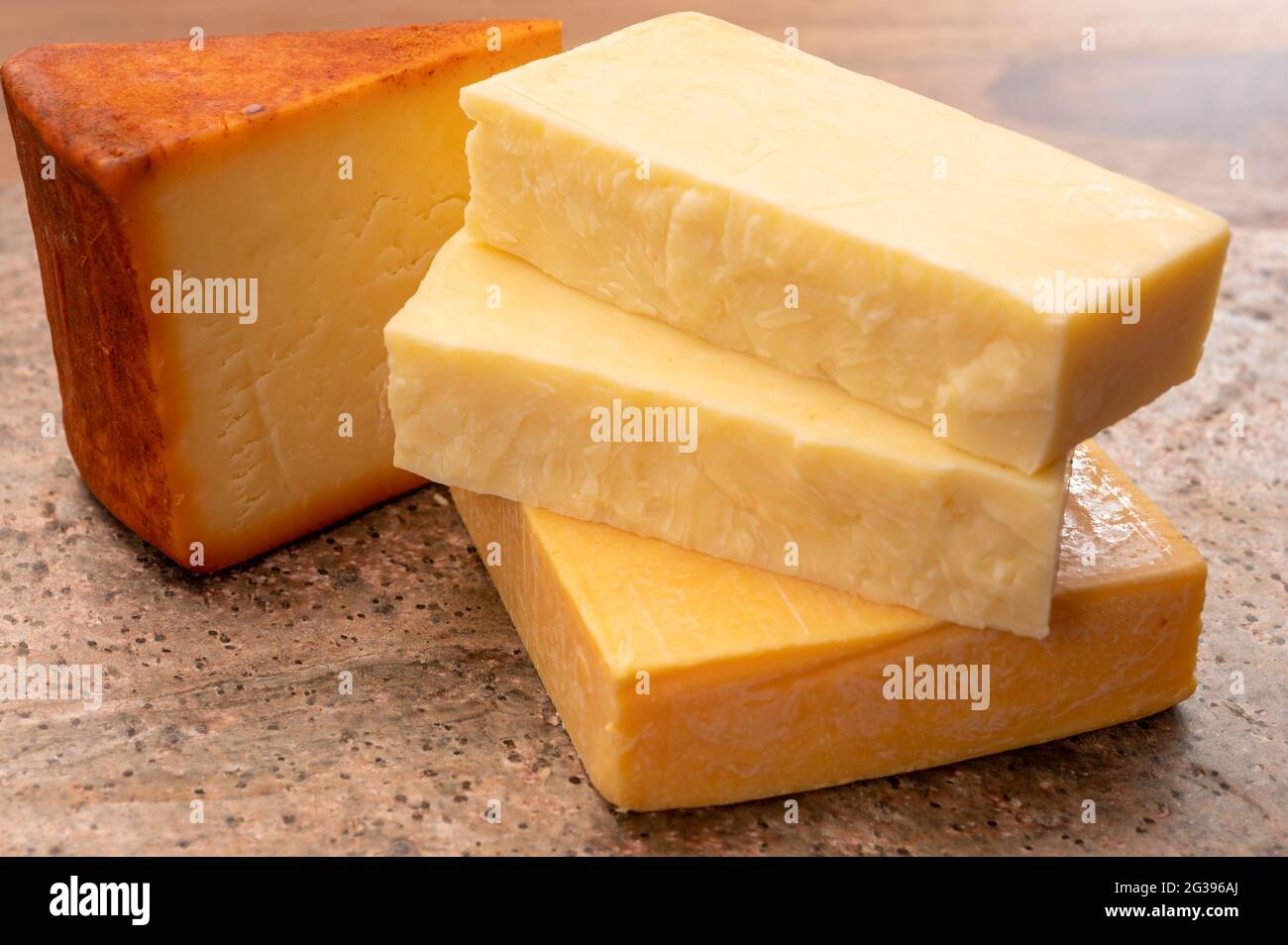 Cheese collection, cheeses from United Kingdom, scottish matured ...