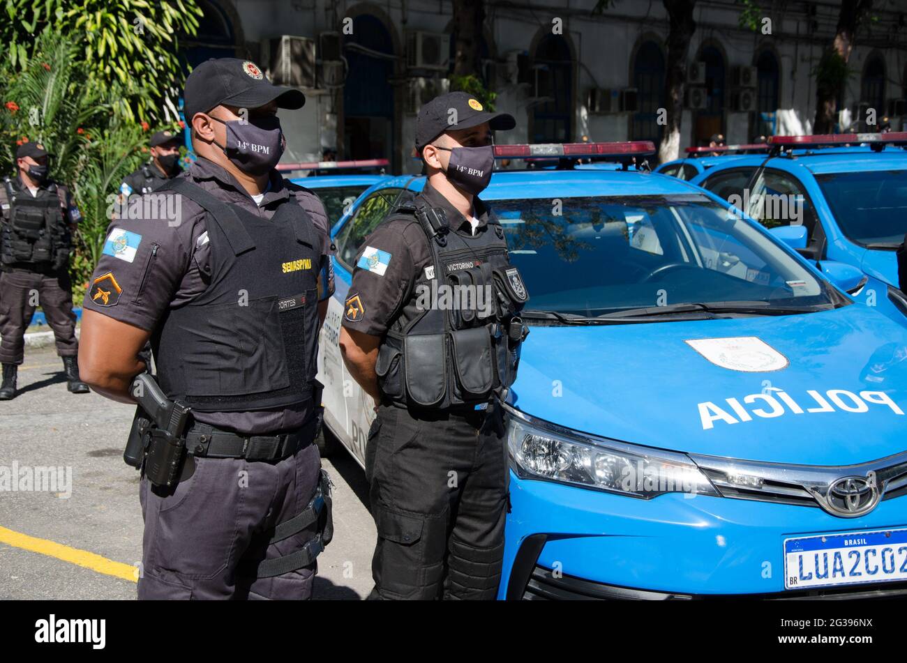 Rio De Janeiro, Brazil. 14th June, 2021. The Military Police of the ...