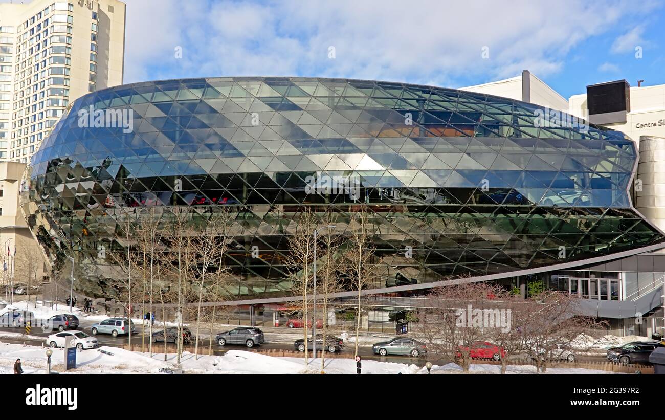 Modern architecture of The Shaw Centre, formerly the Ottawa Convention ...