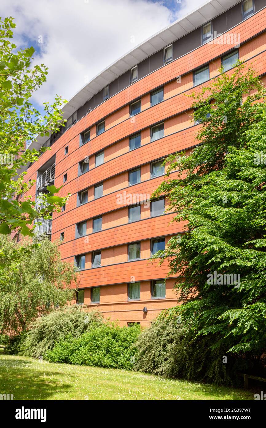 Aston University building, exterior view, Birmingham, UK 2021 Stock ...