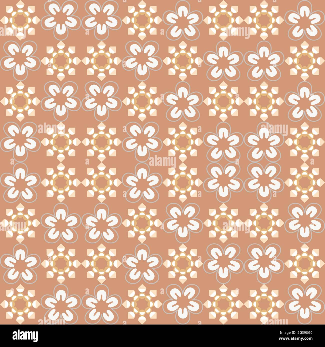 Beautiful repeat pattern illustration with flowers - great for ...