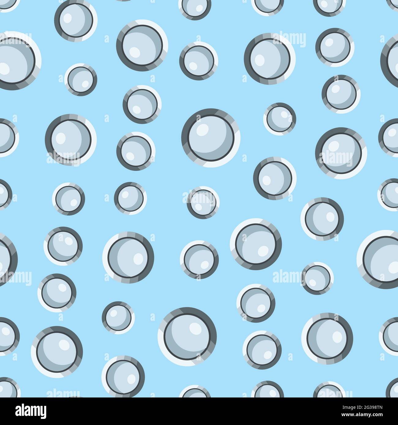 Beautiful repeat pattern illustration with bubbles - great for ...