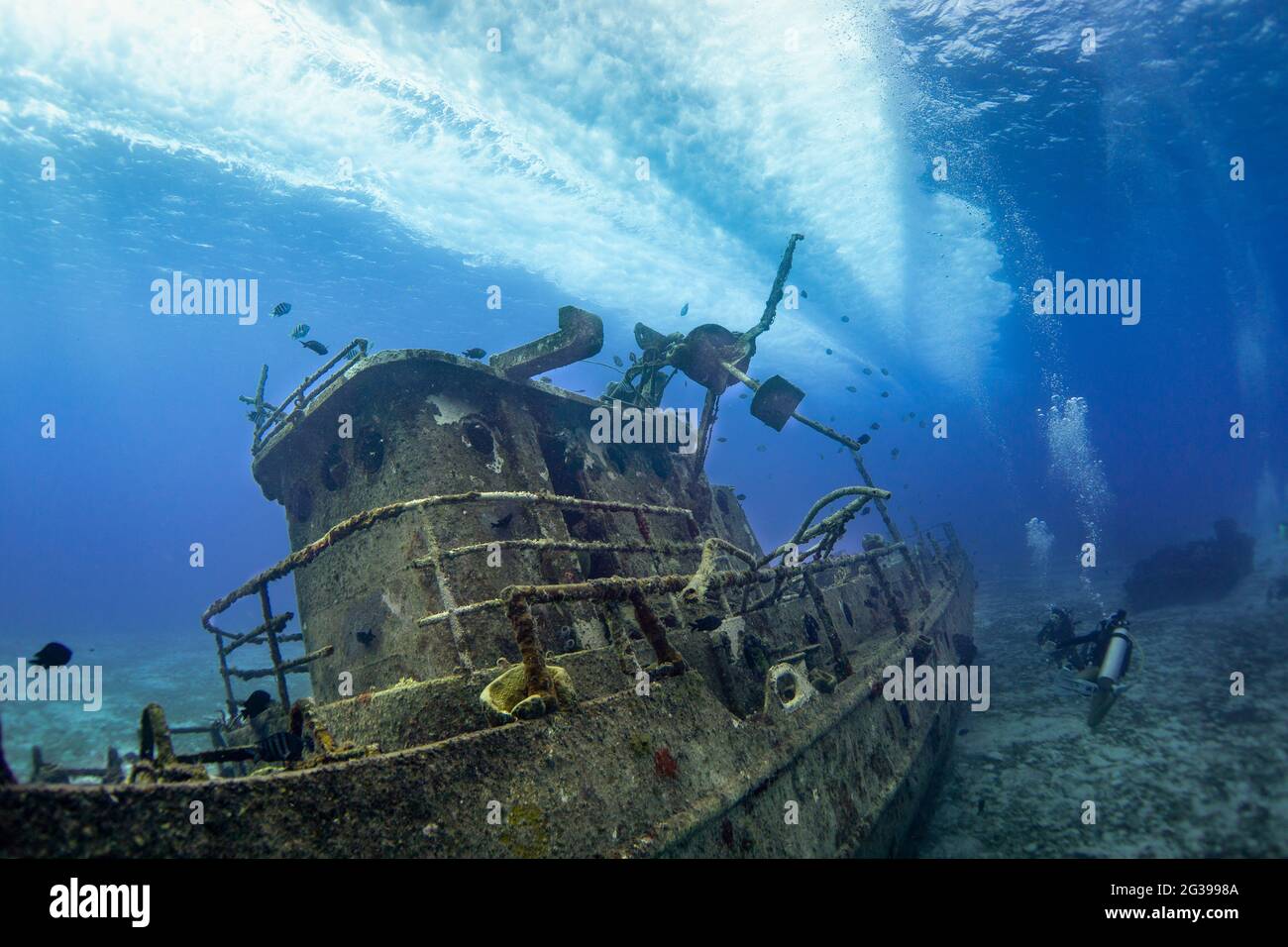 Underwater Shipwreck Inside