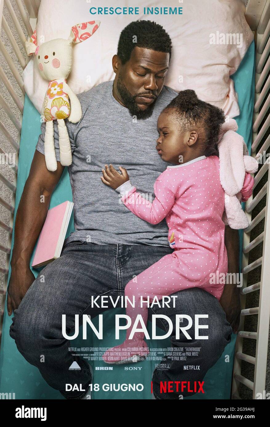 FATHERHOOD, (aka UN PADRE), Italian poster, Kevin Hart, 2021. © Netflix ...