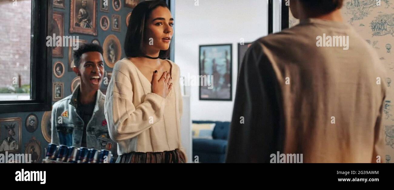 HERO MODE, from left: Philip Solomon, Indiana Massara, Chris Carpenter ...