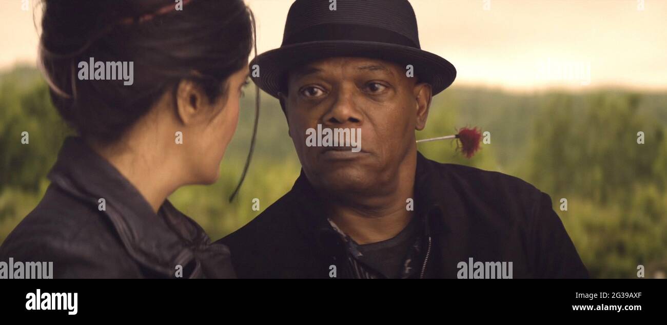 THE HITMAN'S WIFE'S BODYGUARD, from left: Salma Hayek, Samuel L ...