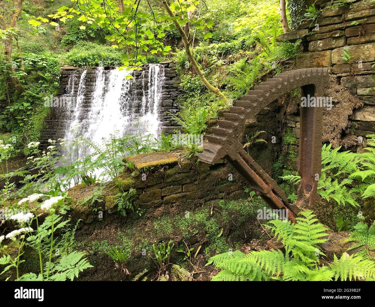 Ashworth valley waterfall hi-res stock photography and images - Alamy