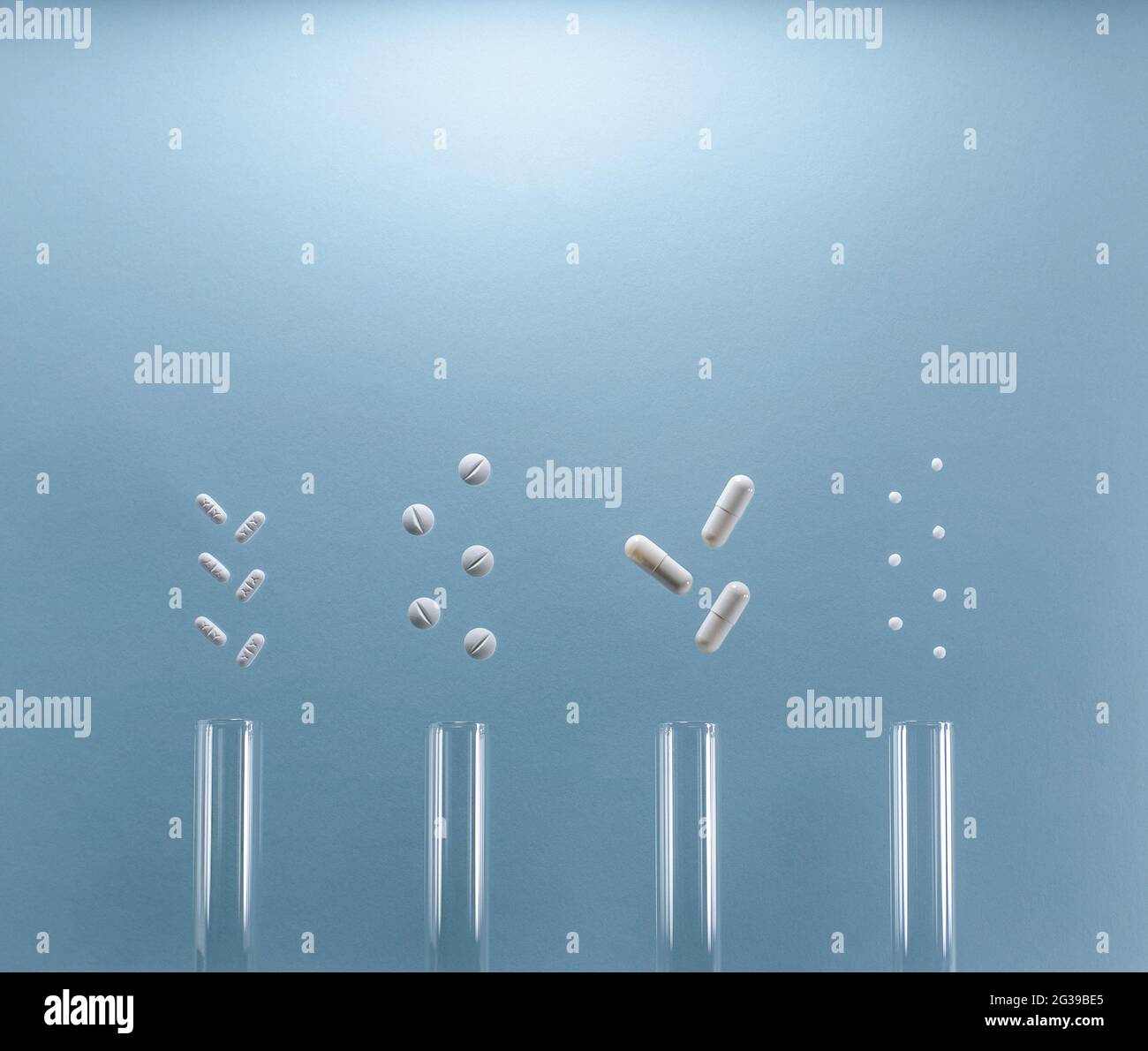 White homeopathy pills on white hi-res stock photography and images - Alamy