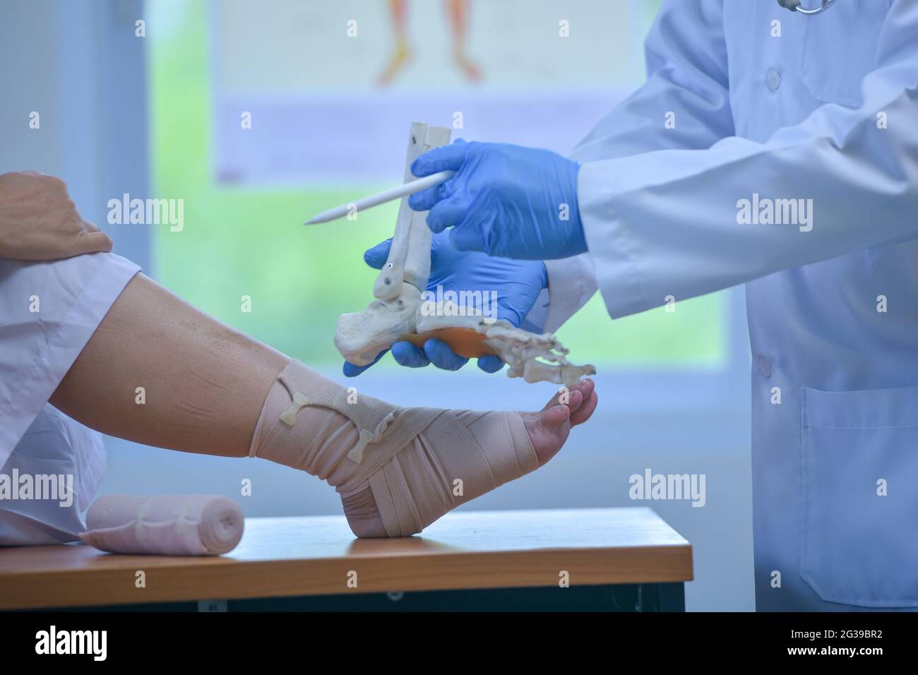 Doctor examining feet hi-res stock photography and images - Alamy