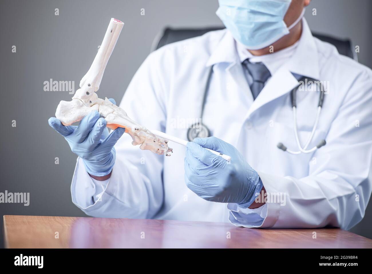 Doctor examining foot hi-res stock photography and images - Alamy