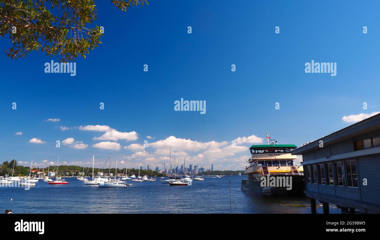 WATSONS BAY, AUSTRALIA - Apr 02, 2021: Watsons Bay Ferry Terminal ...